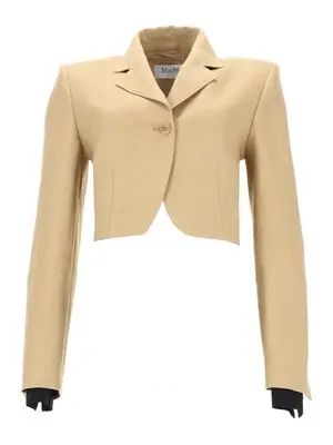 Max Mara Cropped Linen Jacket