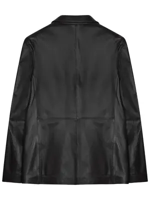 DEPARTMENT 5 Arielle" Double Breasted Leather Blazer