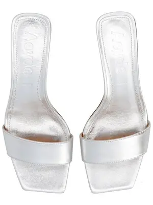 AeydĒ Gilly Heeled Sandals - Silver