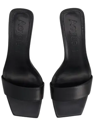 AeydĒ Gilly Heeled Sandals - Black