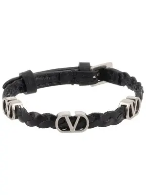 Valentino Garavani Vlogo Signature Bracelet - Black