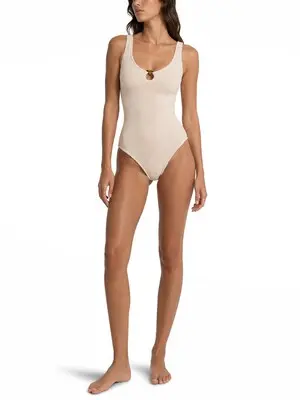 Hunza G Celine One-piece Swimsuit - Ivory