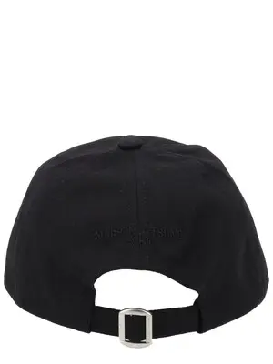 Maison Kitsuné Dressed Fox" Baseball Cap - Black
