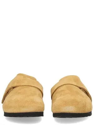 BIRKENSTOCK Loma Suede Clogs - Brown