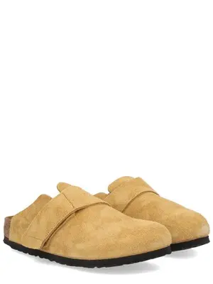 BIRKENSTOCK Loma Suede Clogs - Brown