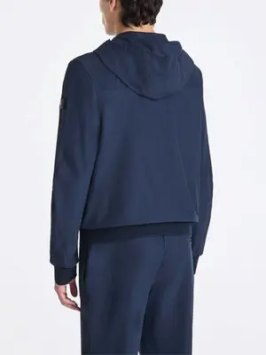 Peuterey Hybrid Zip-up Hooded Jacket - Blue