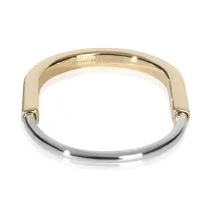 Tiffany & Co. White Gold And Yellow Gold Bangle Bracelet