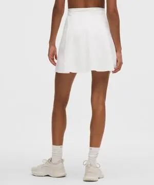 Lululemon A-line Side-pleat Tennis Skirt - White