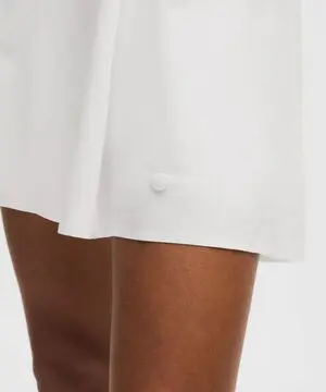 Lululemon A-line Side-pleat Tennis Skirt - White