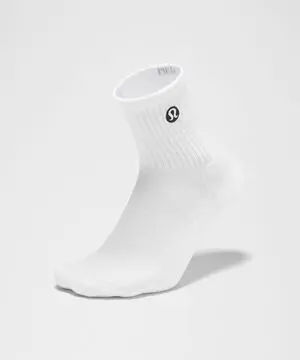 Lululemon Daily Essential Quarter Socks - White