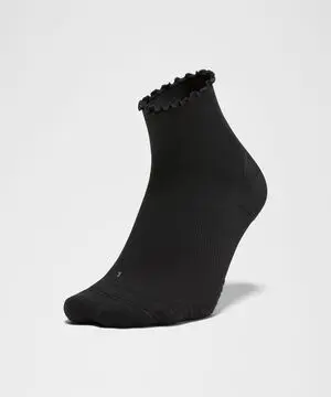 Lululemon Power Stride Ankle Socks 3 Pack - Black