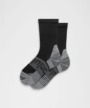 Lululemon Power Stride Cushion Crew Socks - Black