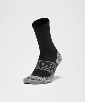 Lululemon Power Stride Cushion Crew Socks - Black