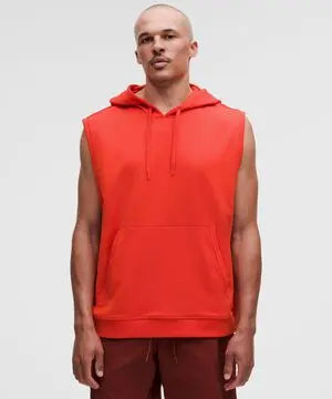 Lululemon Sleeveless Gym Hoodie - Cherry Ember