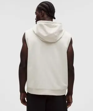 Lululemon Sleeveless Gym Hoodie - Light Ivory