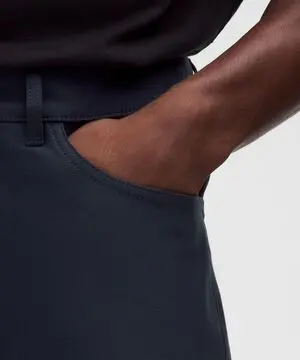 Lululemon Easy Five Relaxed-fit Cotton-blend Shorts - True Navy