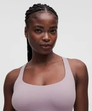 Lululemon Flexyflex Strappy Longline Yoga Bra - Shallot