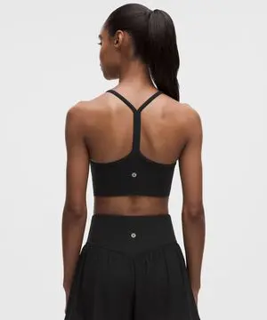 Lululemon Flow Y Ruched Bra - Black
