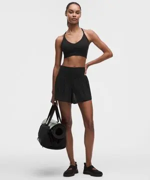 Lululemon Flow Y Ruched Bra - Black
