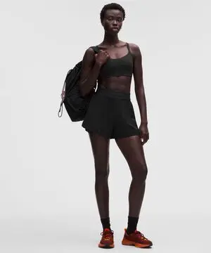 Lululemon License To Train Super-high-rise 2-in-1 Short - Black