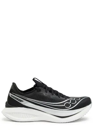 Saucony Endorphin Pro Panelled Mesh Sneakers - Black