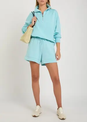 Varley Atrium Jersey Shorts - Light Blue