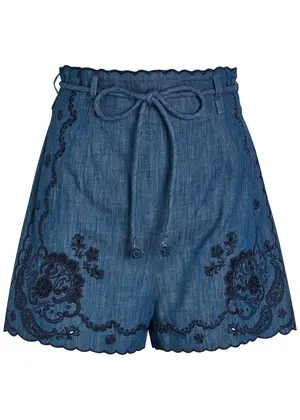 Zimmermann Slim Fit Shorts For Women