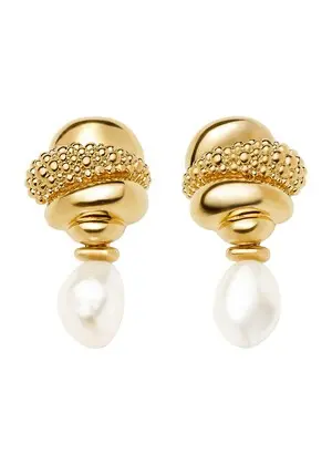 MISSOMA 18kt -plated Detachable Pearl Drop Earrings - Gold