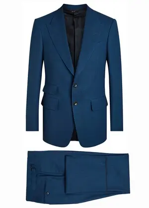 TOM FORD Fresco Shelton Evening Suit - Blue