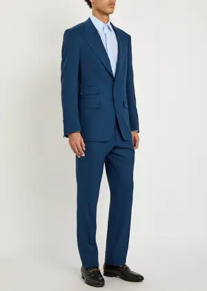 TOM FORD Fresco Shelton Evening Suit - Blue
