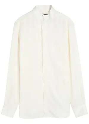TOM FORD Perforated Silk Shirt