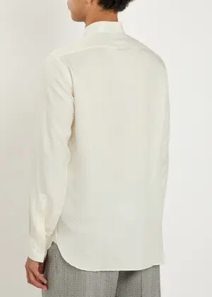 TOM FORD Perforated Silk Shirt
