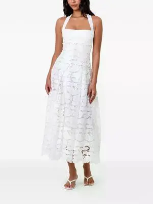 NICHOLAS Elisabeth Halter-neck Lace Dress
