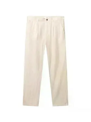 GABBA Gab Napoli 19 Pleated Trousers - Neutrals