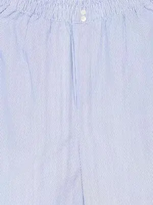 PAURA Striped Raw-cut Shorts