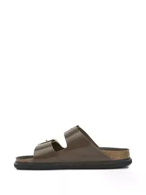 BIRKENSTOCK Arizona Buckle-embellishment Sandals - Brown