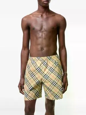 Burberry Check Drawcord Swim Shorts