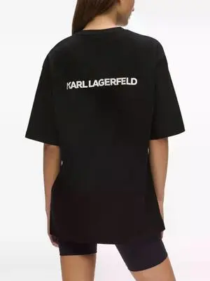Karl Lagerfeld Logo Print Cotton T-shirt