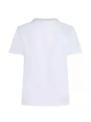 Karl Lagerfeld Embellished T-shirt - White