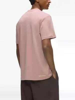 Karl Lagerfeld Logo-embroidered T-shirt