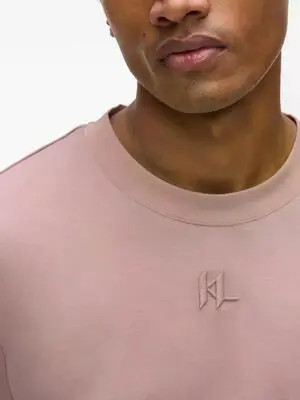 Karl Lagerfeld Logo-embroidered T-shirt