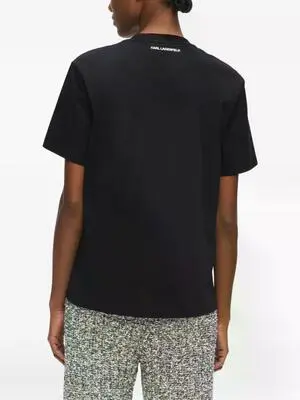 Karl Lagerfeld Signature Bouclé T-shirt