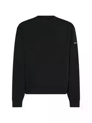 Karl Lagerfeld Logo Patch Sweatshirt - Black