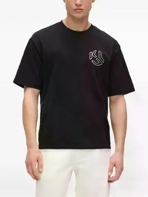 Karl Lagerfeld Logo-embroidery T-shirt