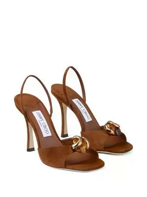 JIMMY CHOO Emani 100 Embellished Sandals