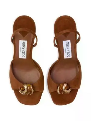 JIMMY CHOO Emani 100 Embellished Sandals