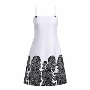 RICHA SHARMA Artisanal A-line Dress - White/black