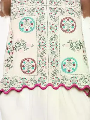 La DoubleJ Sleeveless Floral Print Blouse