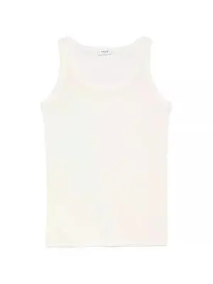 Akris Scoop Neck Sleeveless Top - Neutrals