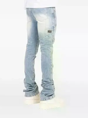GUAPI Spider Motif Slim-fit Jeans